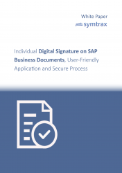Individual Signature on SAP Business Documents