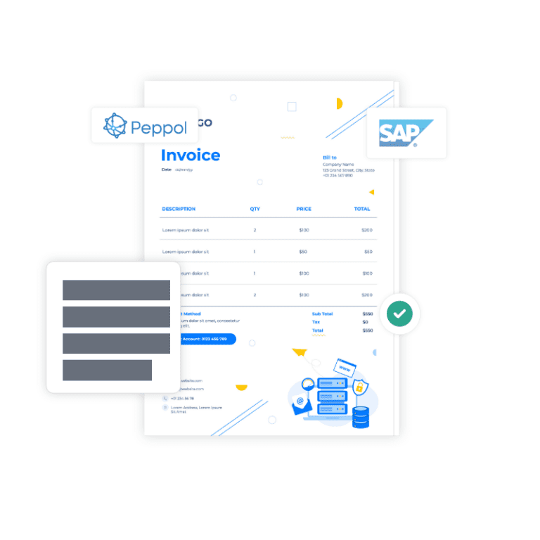 Easily send invoices via Peppol network