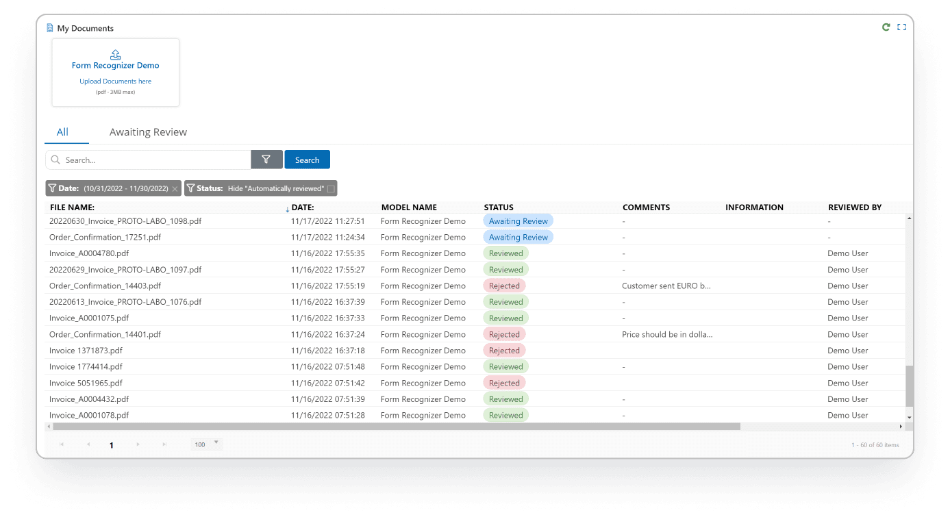 Verify data before integrating into your IS with Compleo FormReview