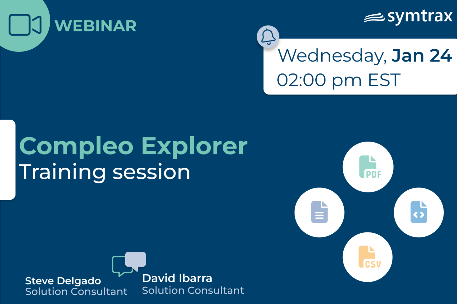 Get a live demo of Compleo Hybrid | Symtrax